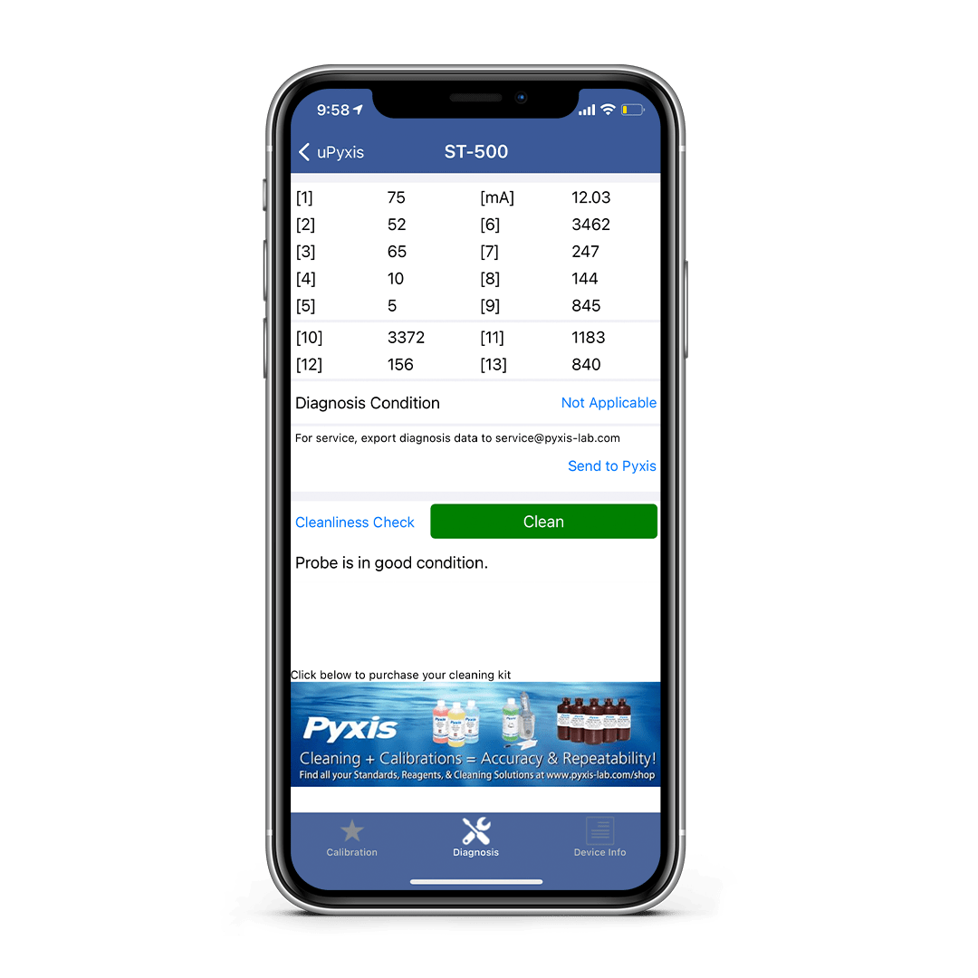 uPyxis® App | Mobile Monitoring, Calibration & Configuration | Pyxis Lab®