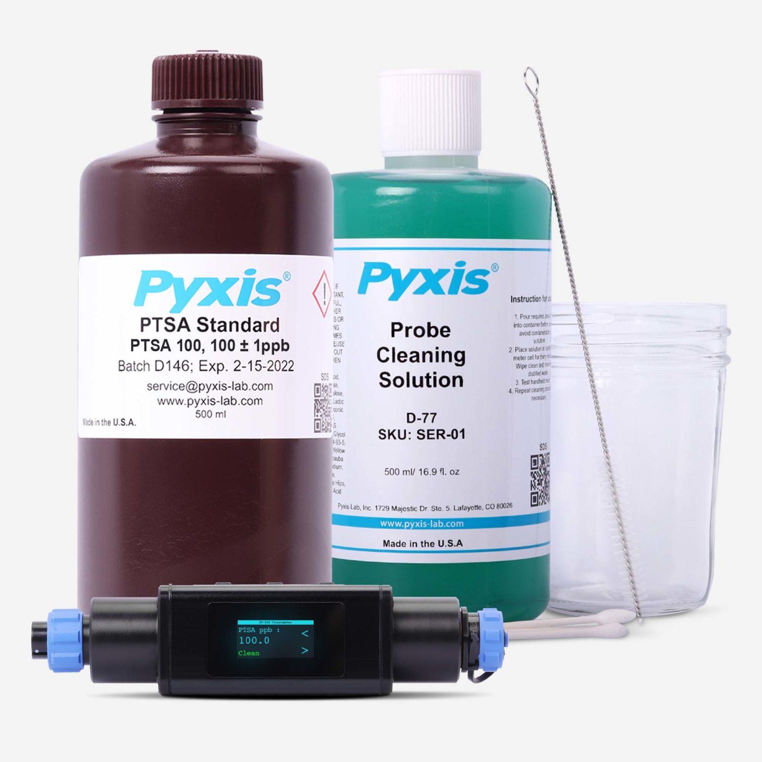 PTSA Cleaning + Calibration Combo Kit | Pyxis Lab® PTSA Cleaning + Calibration Combo Kit | Pyxis Lab®