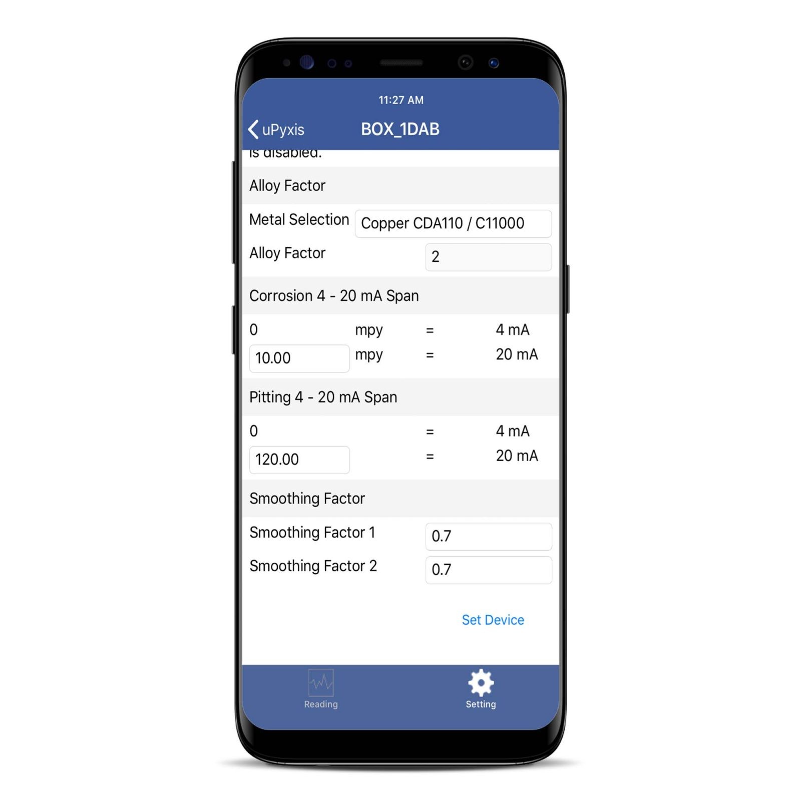 uPyxis® App | Mobile Monitoring, Calibration & Configuration | Pyxis Lab®